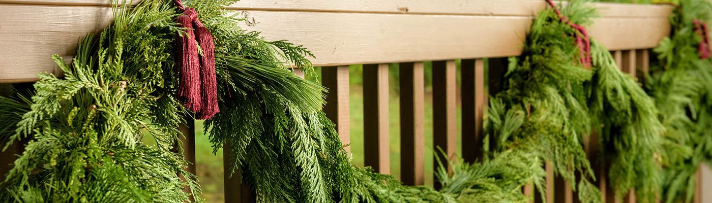 Fresh Handmade Holiday Garland - Evergreen Garland | Lynch Creek Farm
