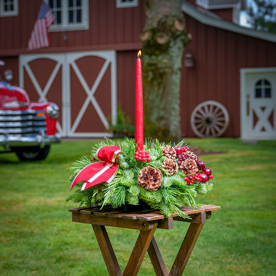 Holiday and Candle Centerpieces for Your Table | Lynch Creek Farm