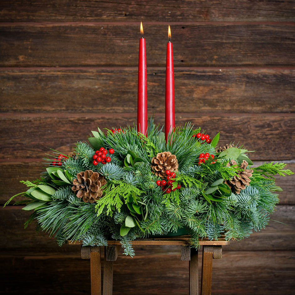 Fresh Christmas Centerpieces | Centerpiece Gifts | Lynch Creek Farm