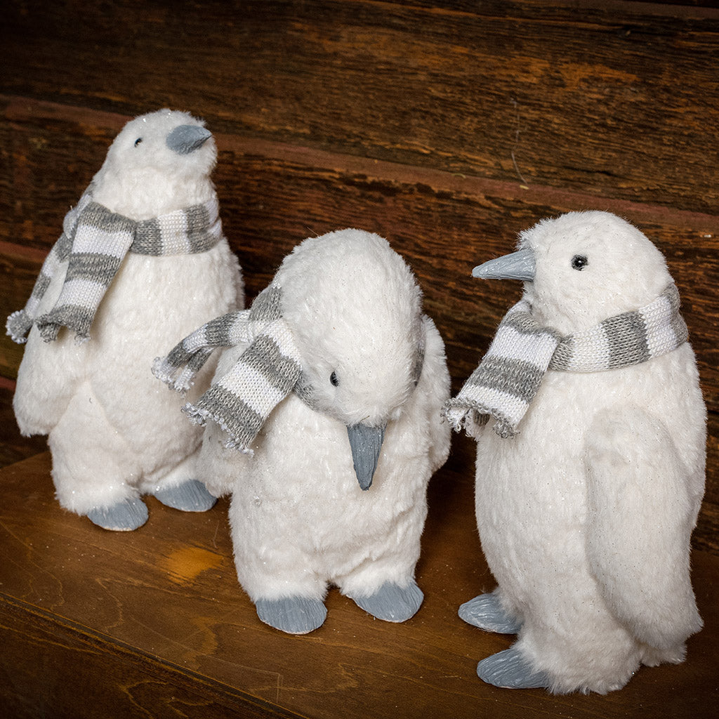 Plush Winter Penguin Figurines Set of 3 – Lynch Creek Farm